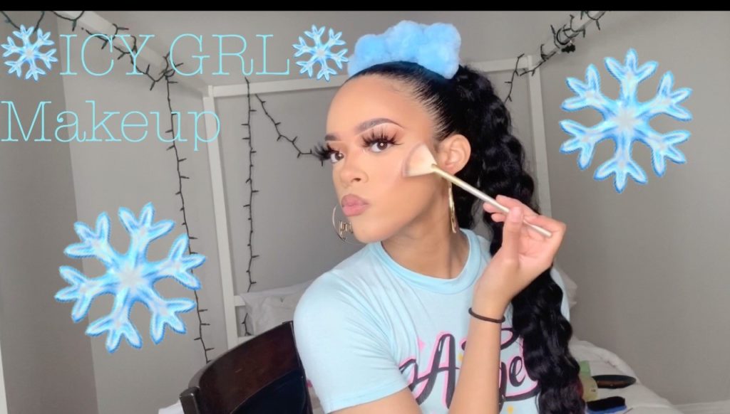 ICY GRL Makeup Tutorial – Mixed Curly Girl
